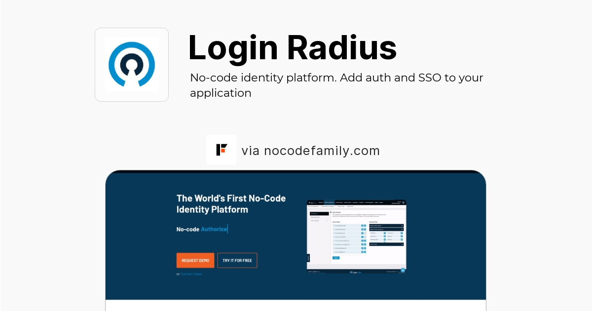 Login Radius, No-code Pricing 2024