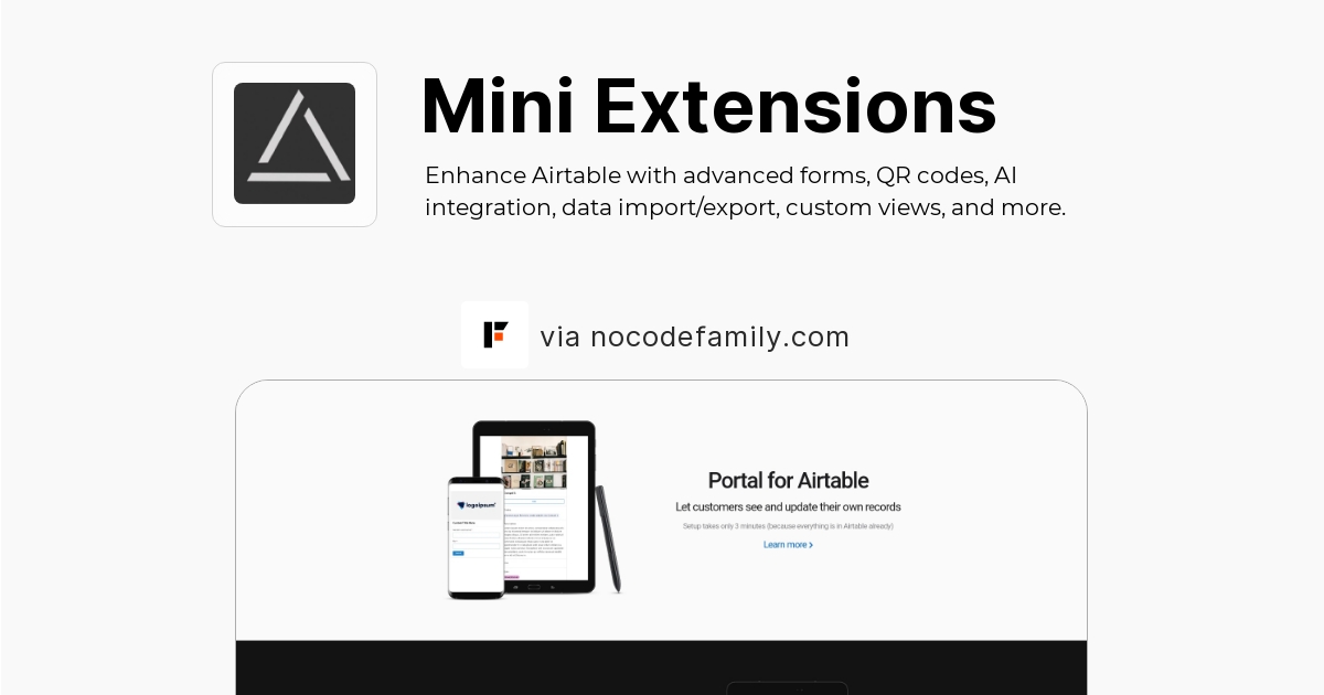 Mini Extensions Reviews, Templates and Pricing in 2024