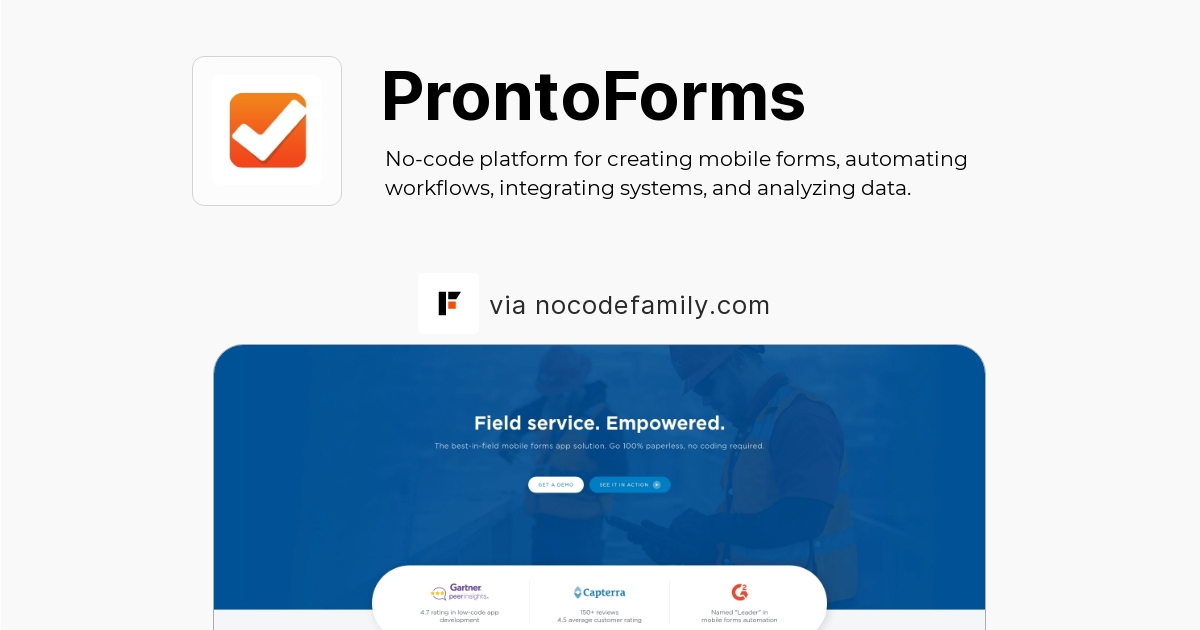 ProntoForms Reviews, Templates and Pricing in 2024
