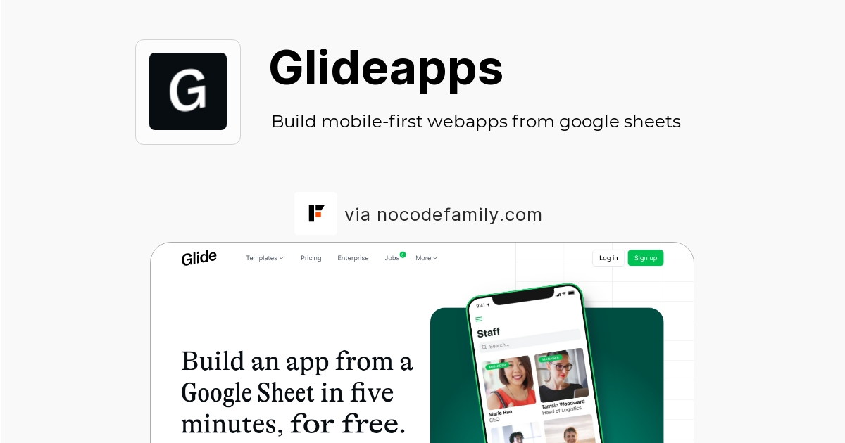 Glideapps, No-code Pricing 2024