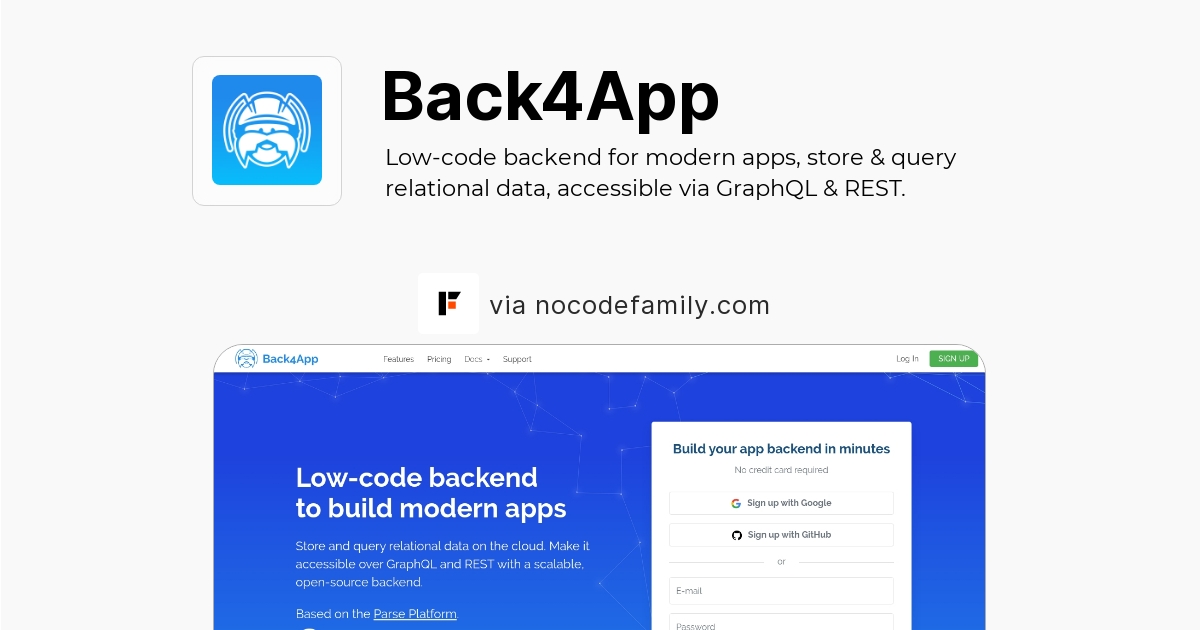 Back4App Reviews, Templates and Pricing in 2024