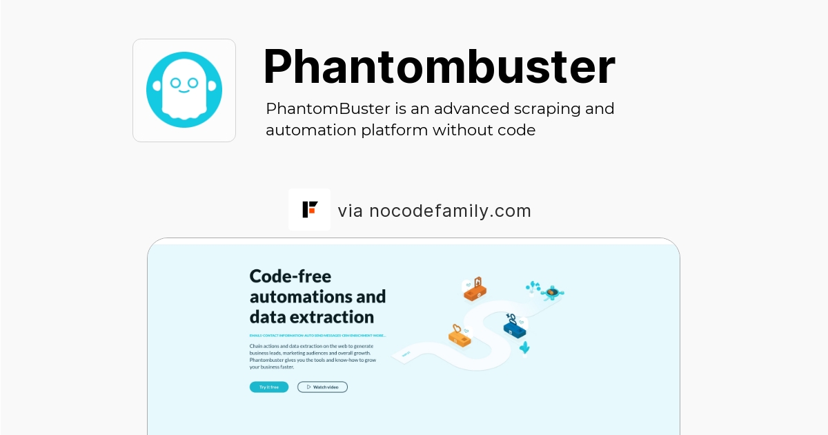 Phantombuster, No-code Pricing 2024